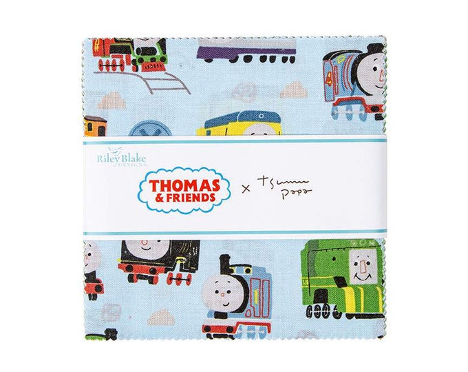 Thomas & Friends Sodor Railway 5" Stacker From Riley Blake Designs, (42 ...