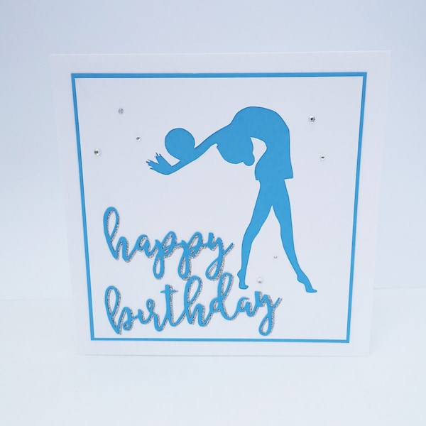 Rhythmic Gymnastics Birthday Card - Etsy