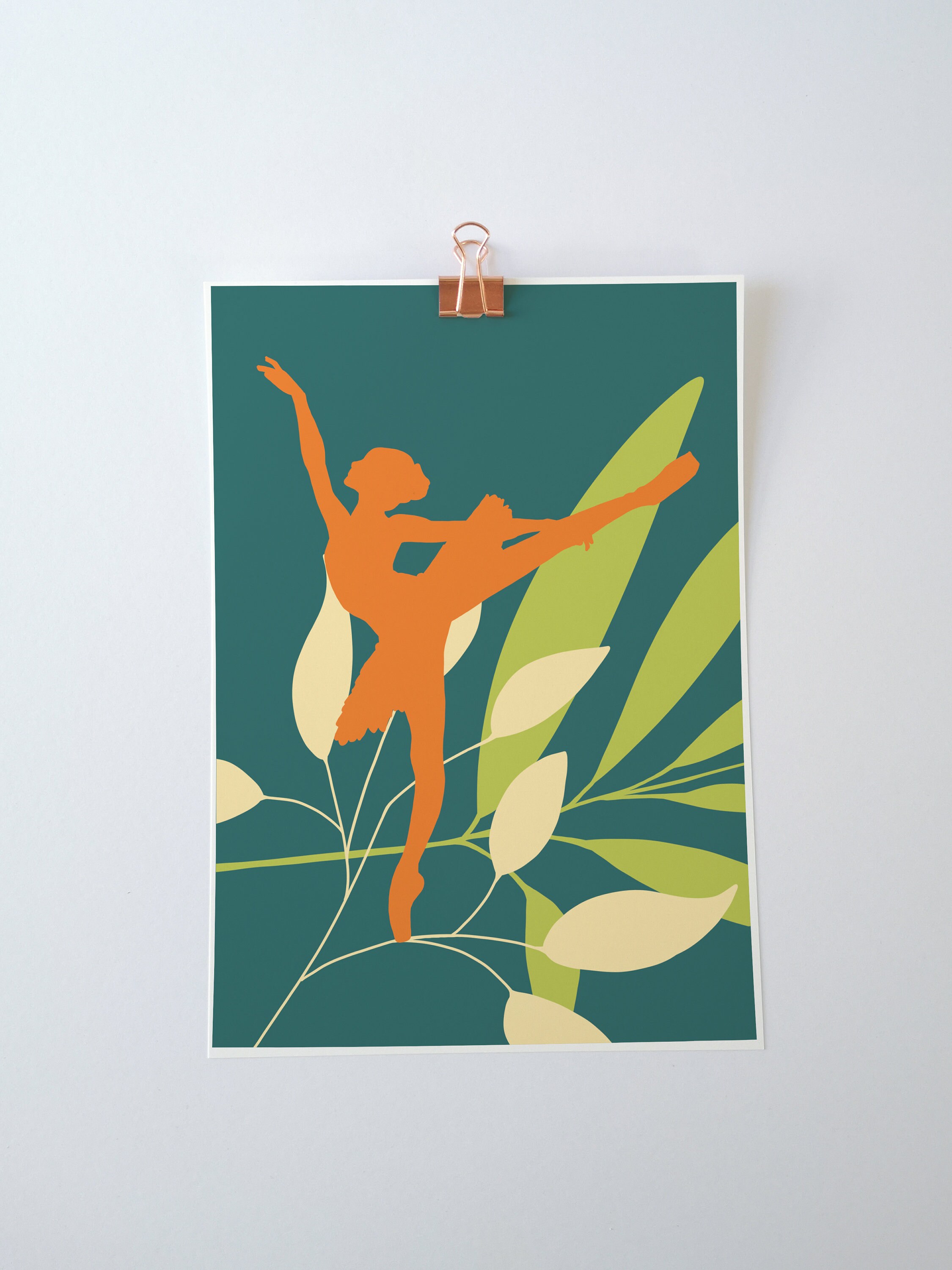 Ballet Arabesque Art Print Gymnastics Wall Art Summer '21 Edition - Etsy UK