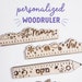 Personalized Ruler | Personalized Wood Ruler | Teacher Gift | Custom ...