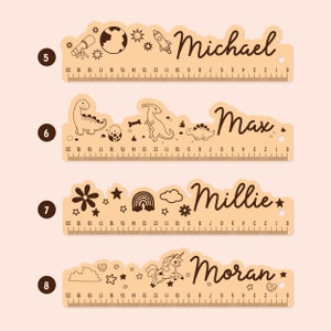 Personalized Ruler | Personalized Wood Ruler | Teacher Gift | Custom ...