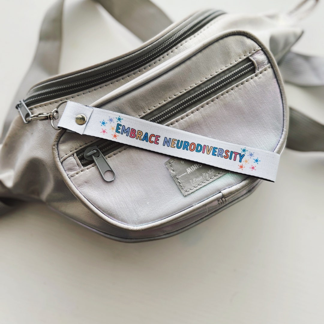 ADHD Awareness Keychain - Mental Health Lanyard, Support Neurodiversity ...