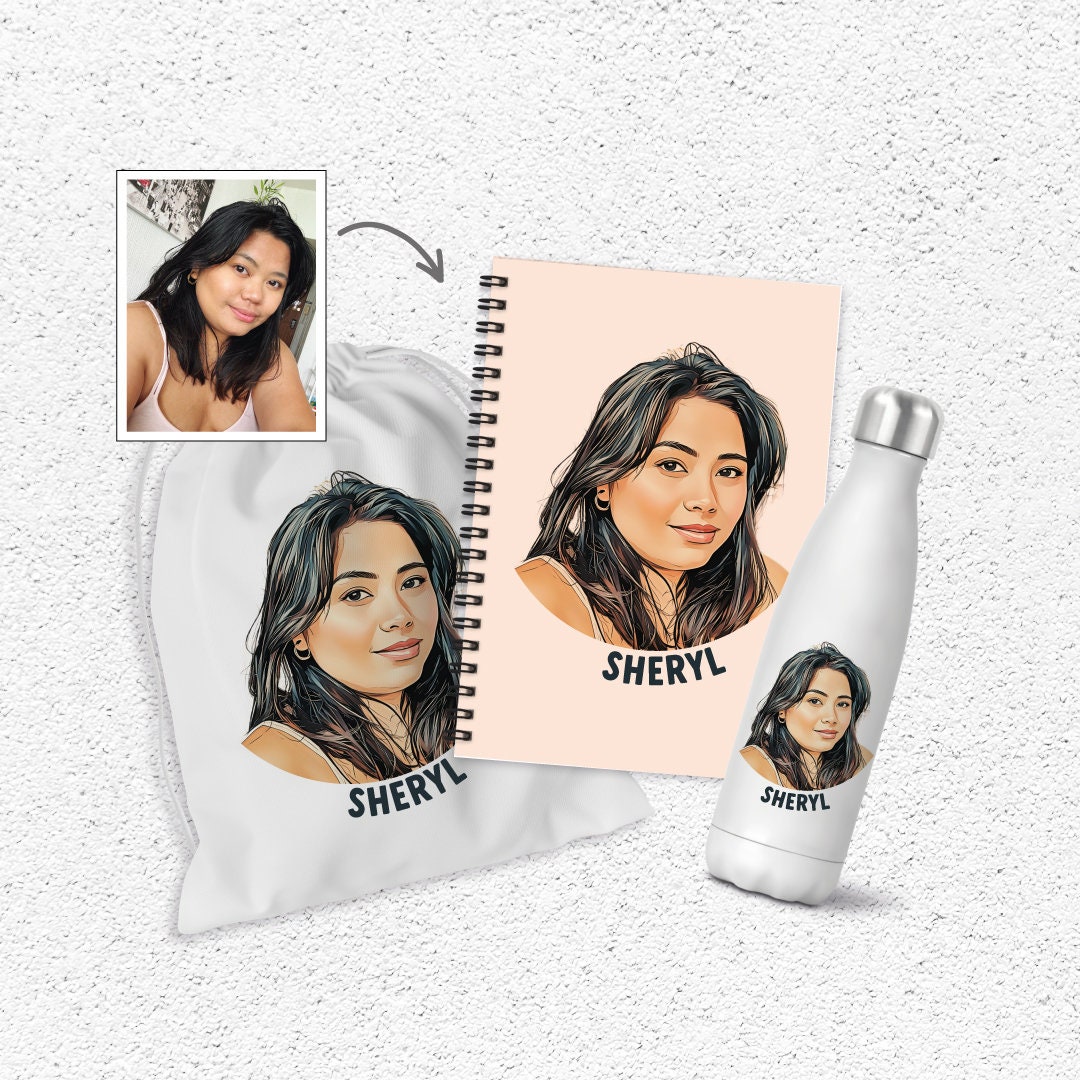 Personalized Digital Portrait Kit | Custom Digital Art | Custom ...