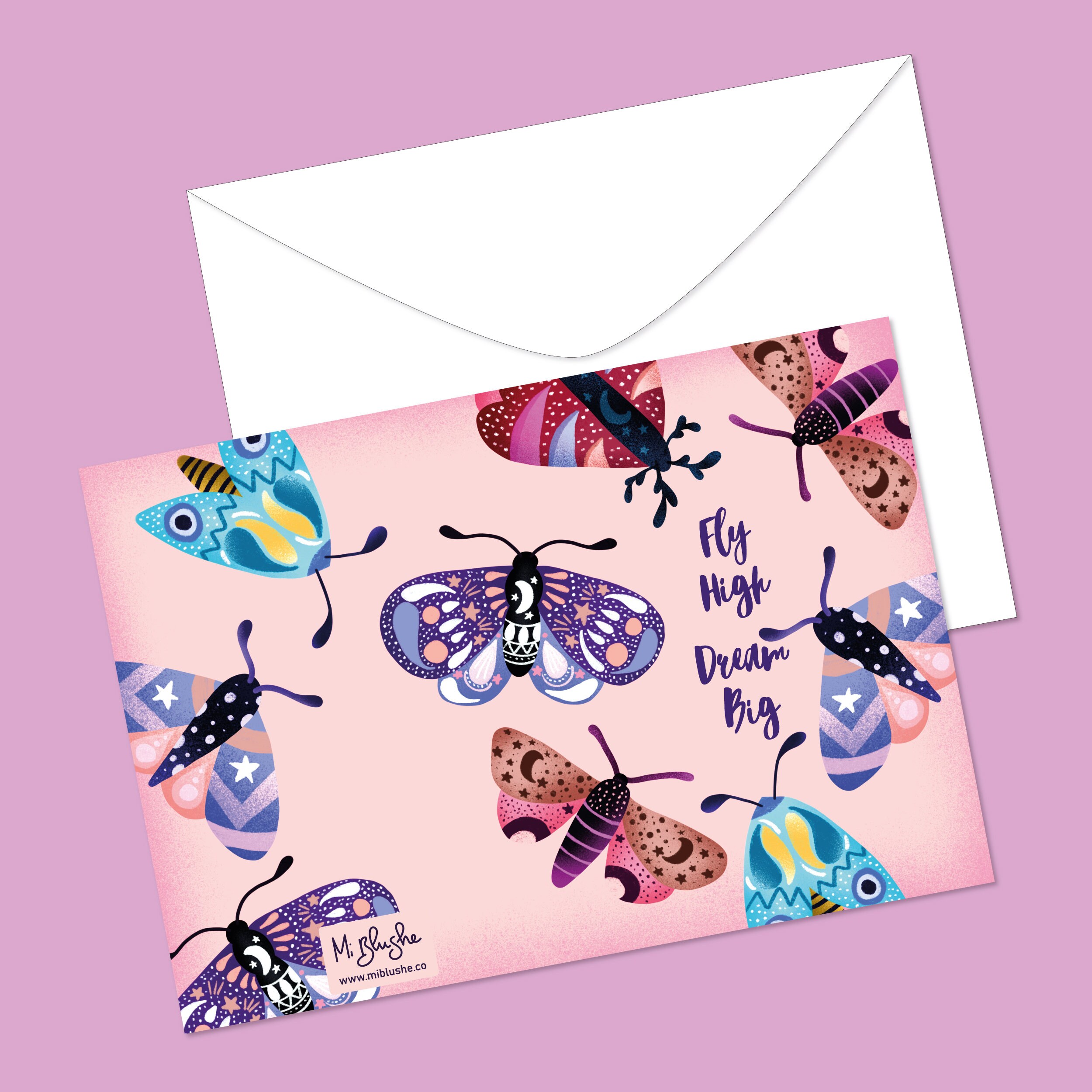 Fly High Dream Big Greeting Card Encouragement Greeting Card - Etsy UK