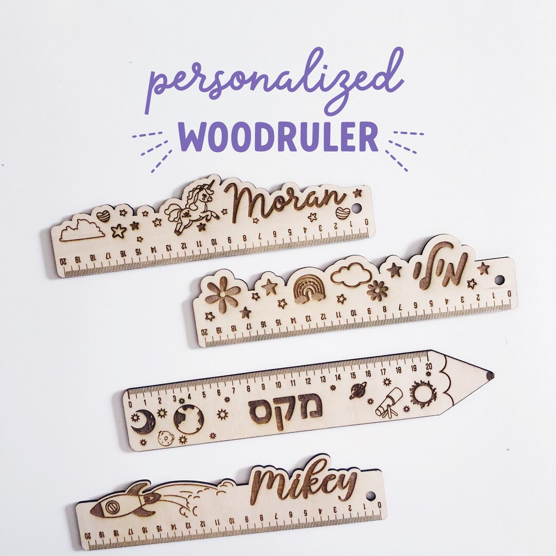 Personalized Ruler | Personalized Wood Ruler | Teacher Gift | Custom ...