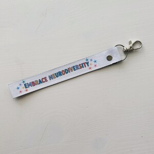 ADHD Awareness Keychain - Mental Health Lanyard, Support Neurodiversity ...