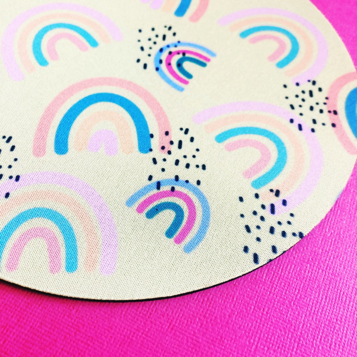 Rainbow Mousepad Rainbow Mousemat Stationary Desk Accessories Desk ...