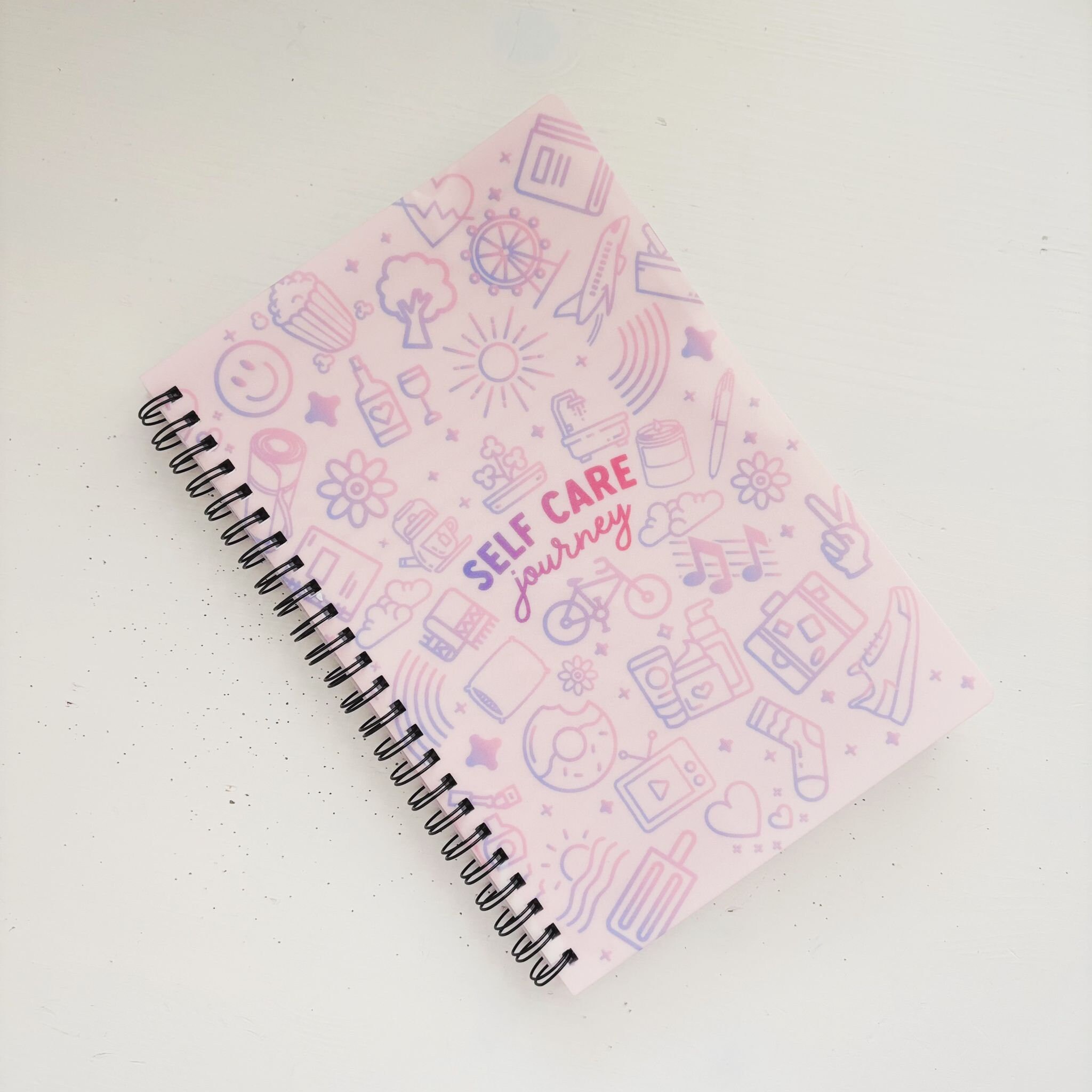 Self-care Spiral Notebook Stationary Desk Accessories Cute Notebooks - Etsy