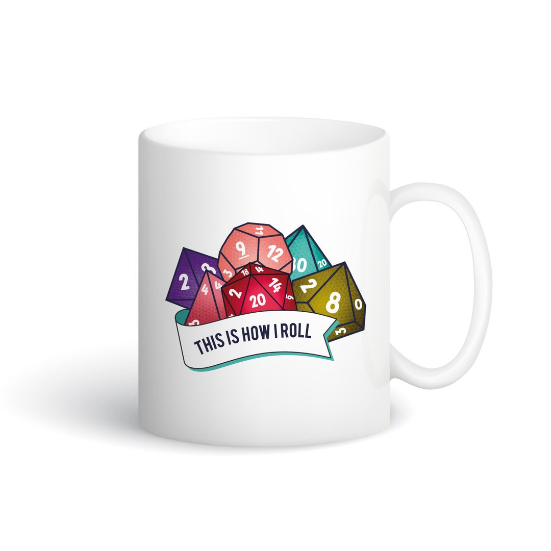 This is How I Roll Mug | Dnd Mug | Dungeon Mug | D&D Mug | Dungeons and ...