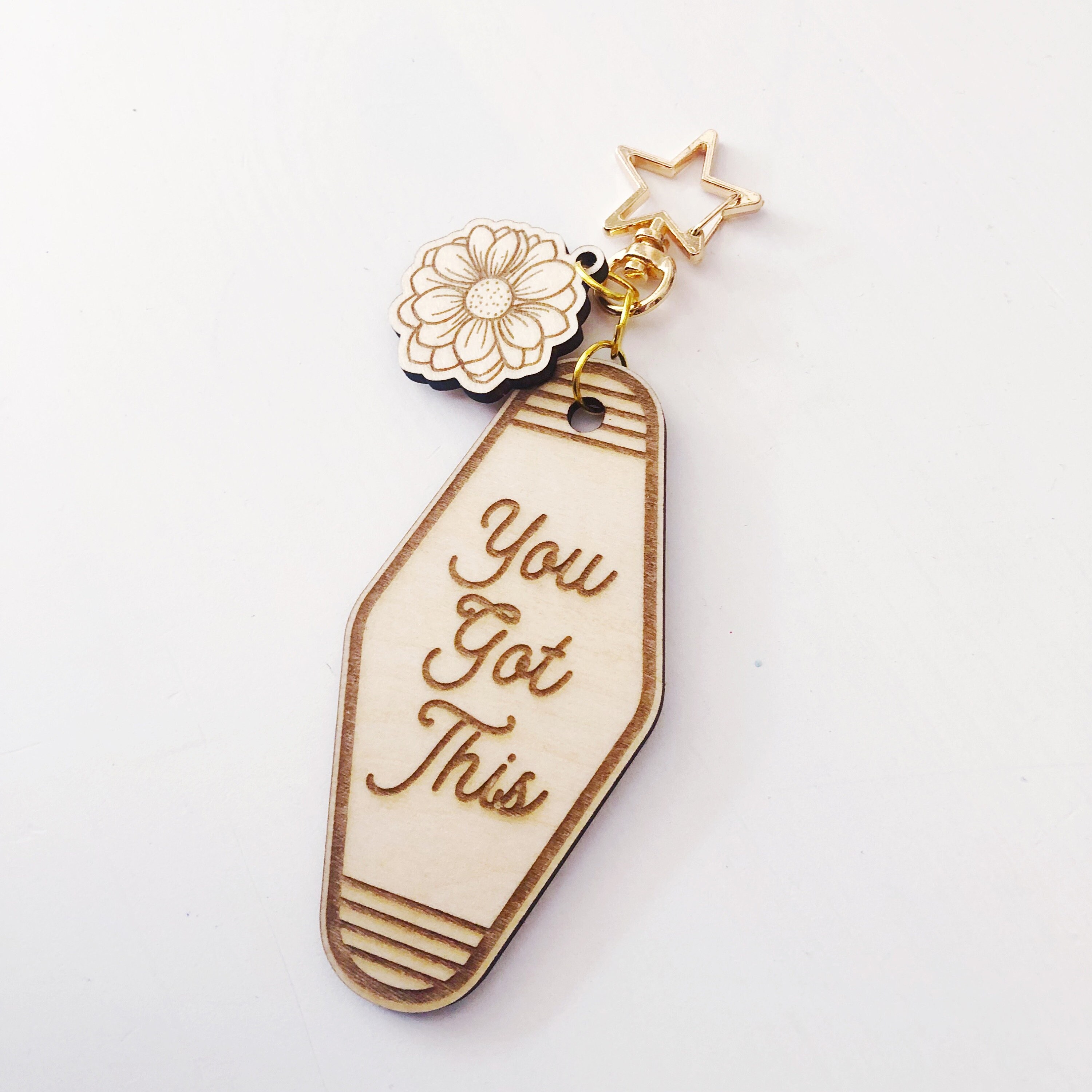 You Got This Wood Keychain | Inspirational Gift | You Got This Keyring ...