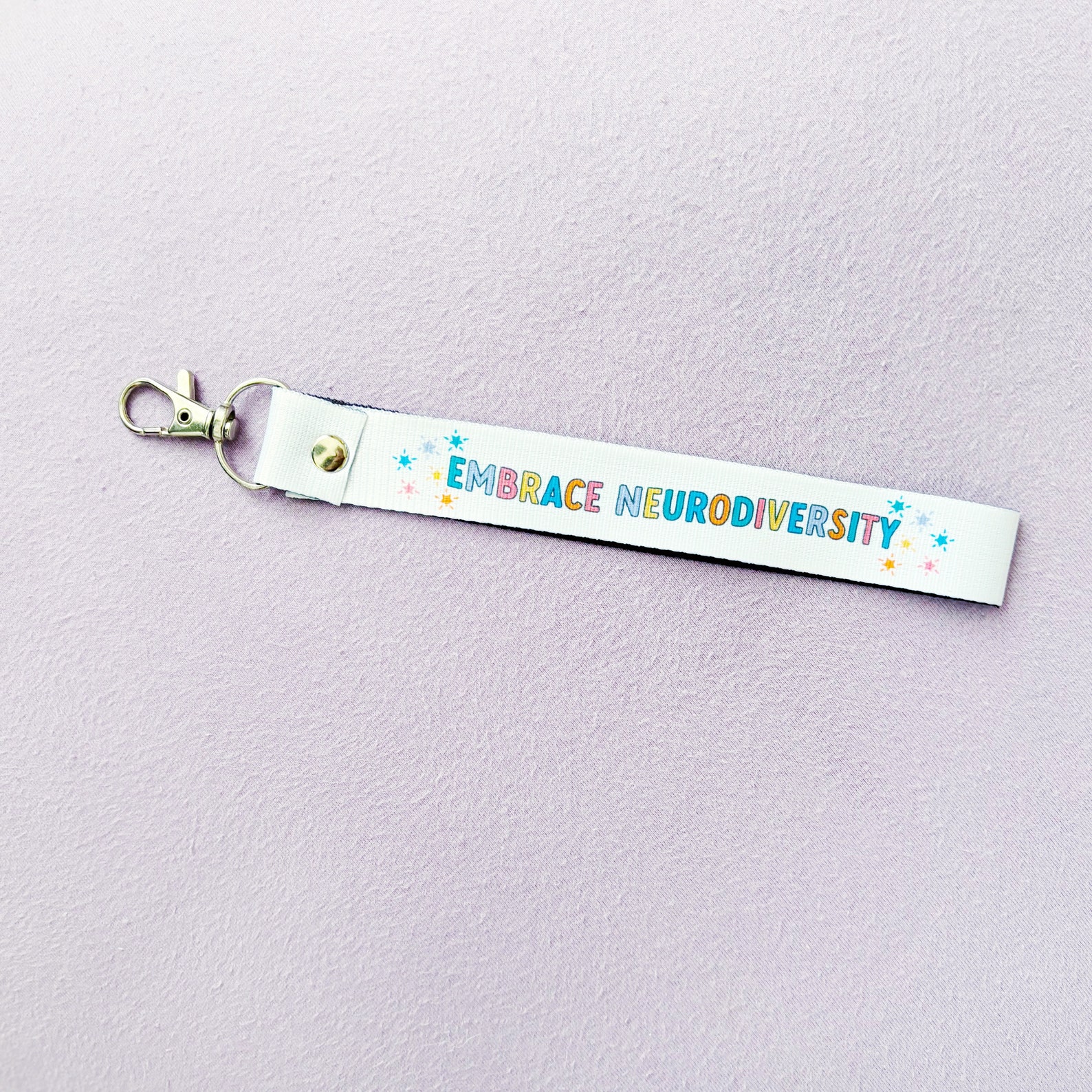 ADHD Awareness Keychain - Mental Health Lanyard, Support Neurodiversity ...