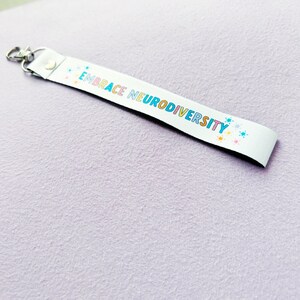 ADHD Awareness Keychain - Mental Health Lanyard, Support Neurodiversity ...