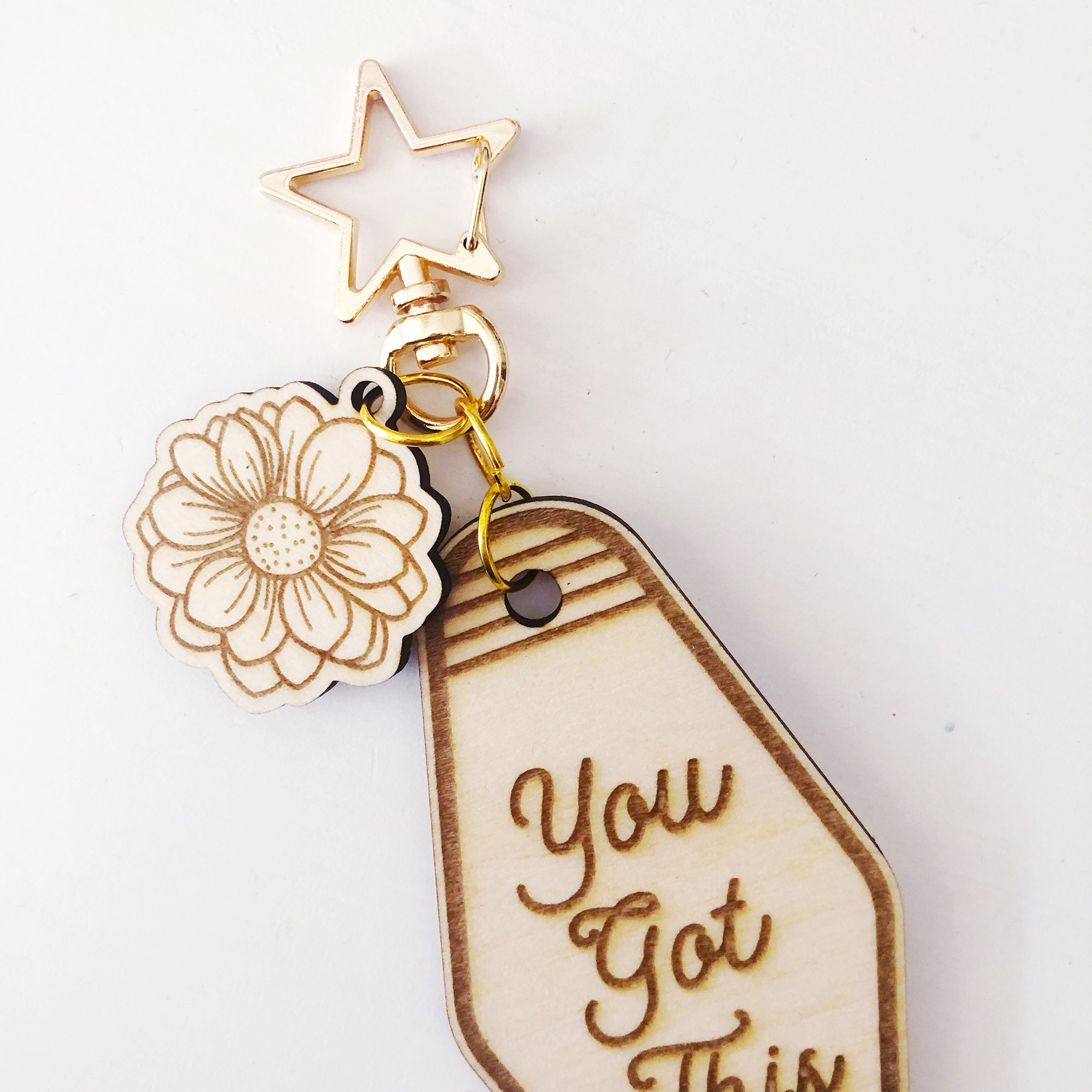 You Got This Wood Keychain | Inspirational Gift | You Got This Keyring ...