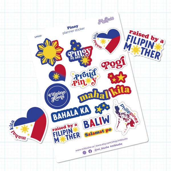 Filipino Stickers - Etsy