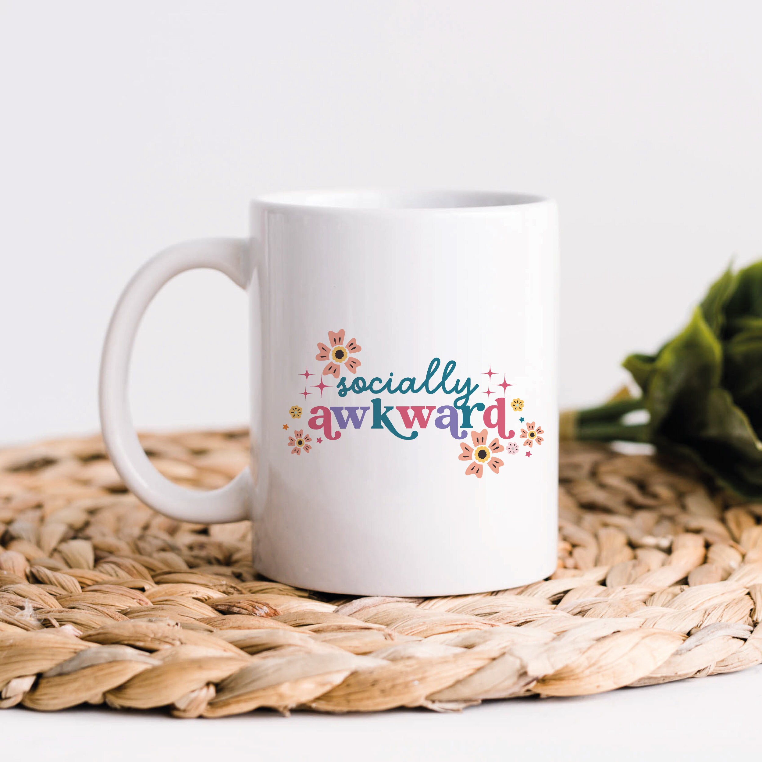 Social Awkward Mug | Social Anxiety Mug | Anxiety Meme Mug | Coffee Mug ...