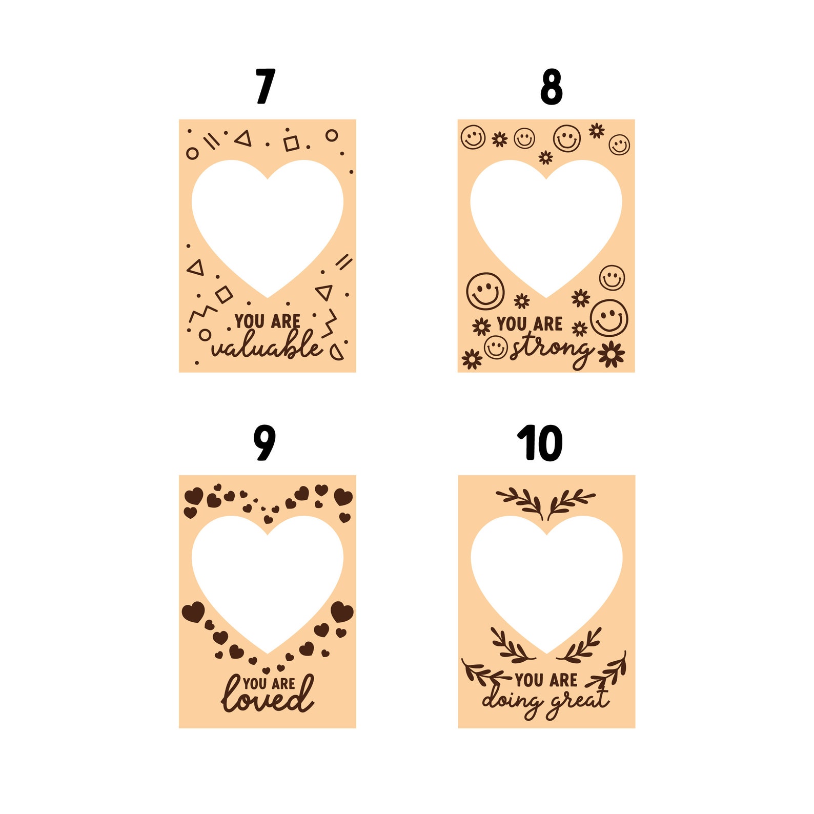 Affirmation Wood Frame | Instagram Wood Frame | Engraved Magnetic Wood ...