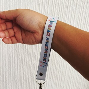 ADHD Awareness Keychain - Mental Health Lanyard, Support Neurodiversity ...