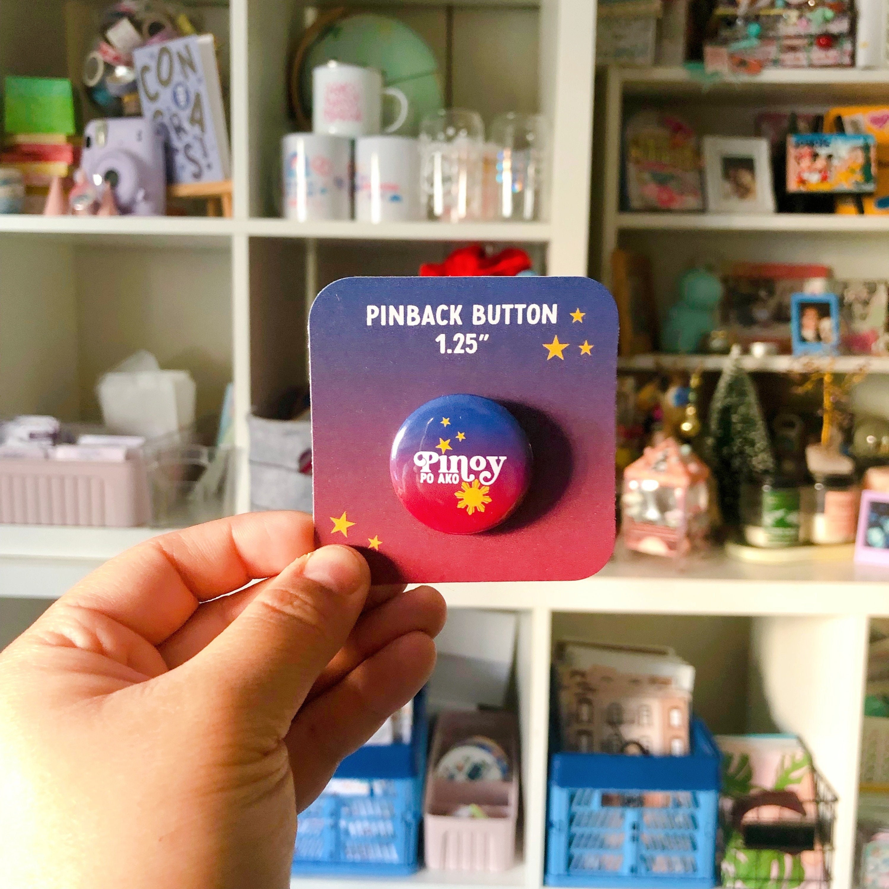 Pinoy Po Ako Pin Button Filipino Button Proud Pinoy Button Pinoy Roots ...