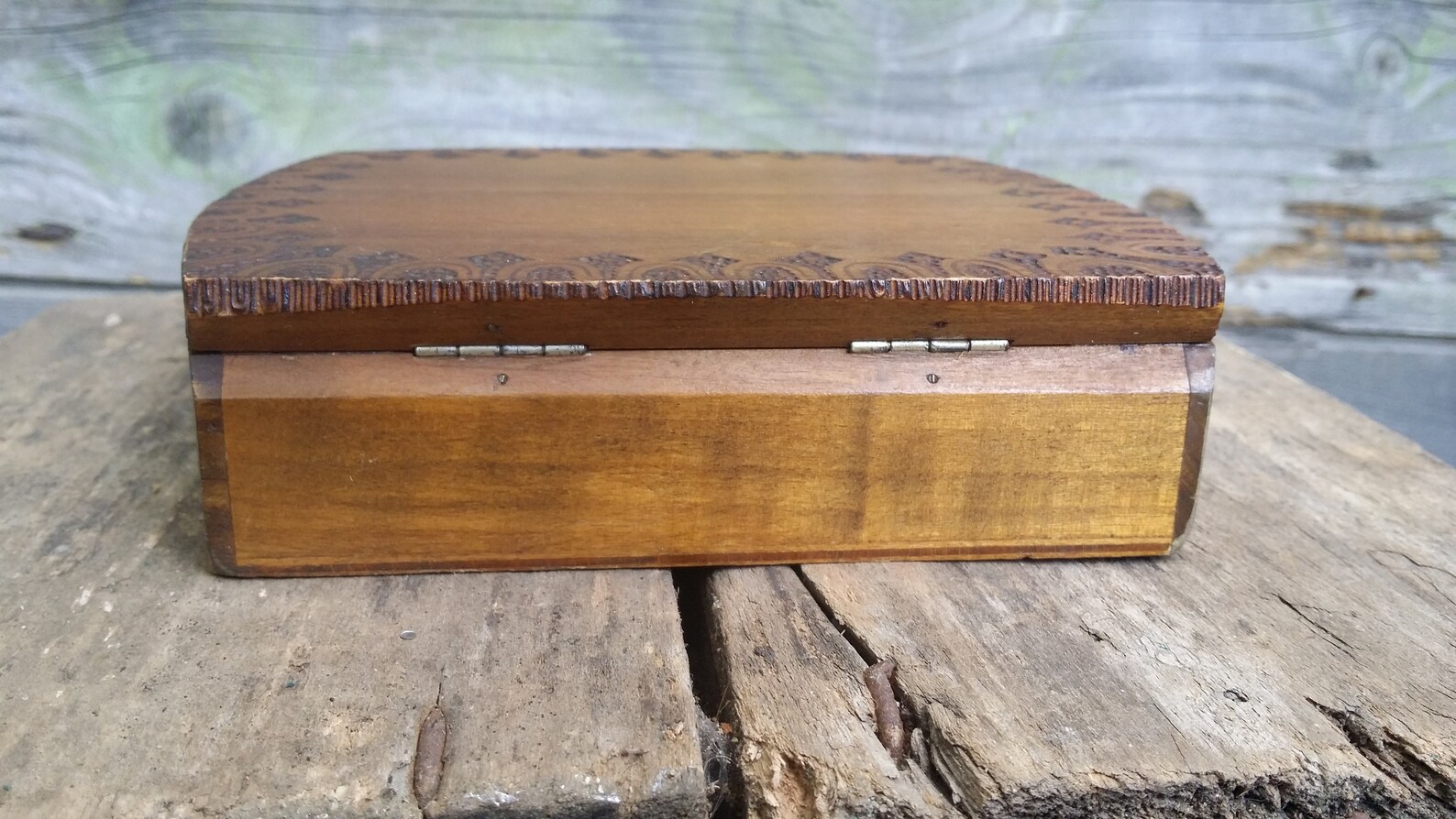 Wooden box Vintage wood box Wood box Decorative box Rustic | Etsy