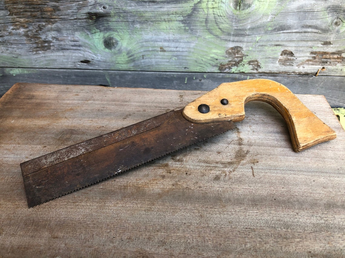 Vintage Saw Rusty Saw Vintage Hand Saw Antique Saw | Etsy