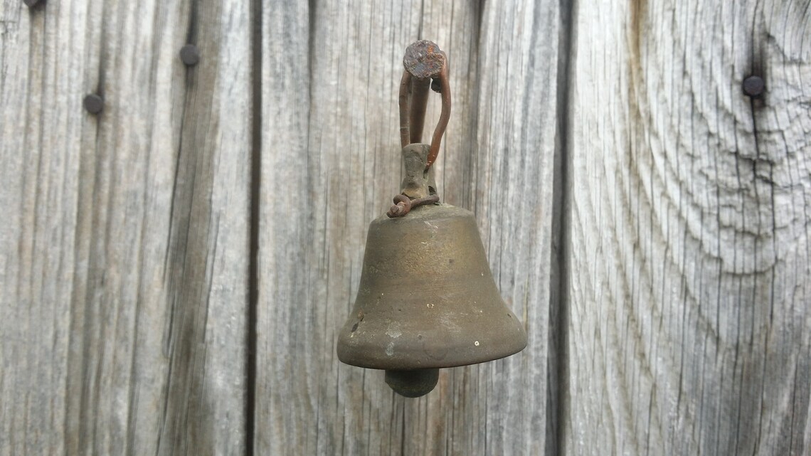 Vintage Bell Rusty Bell Small Bell Primitive Bell Jingle - Etsy