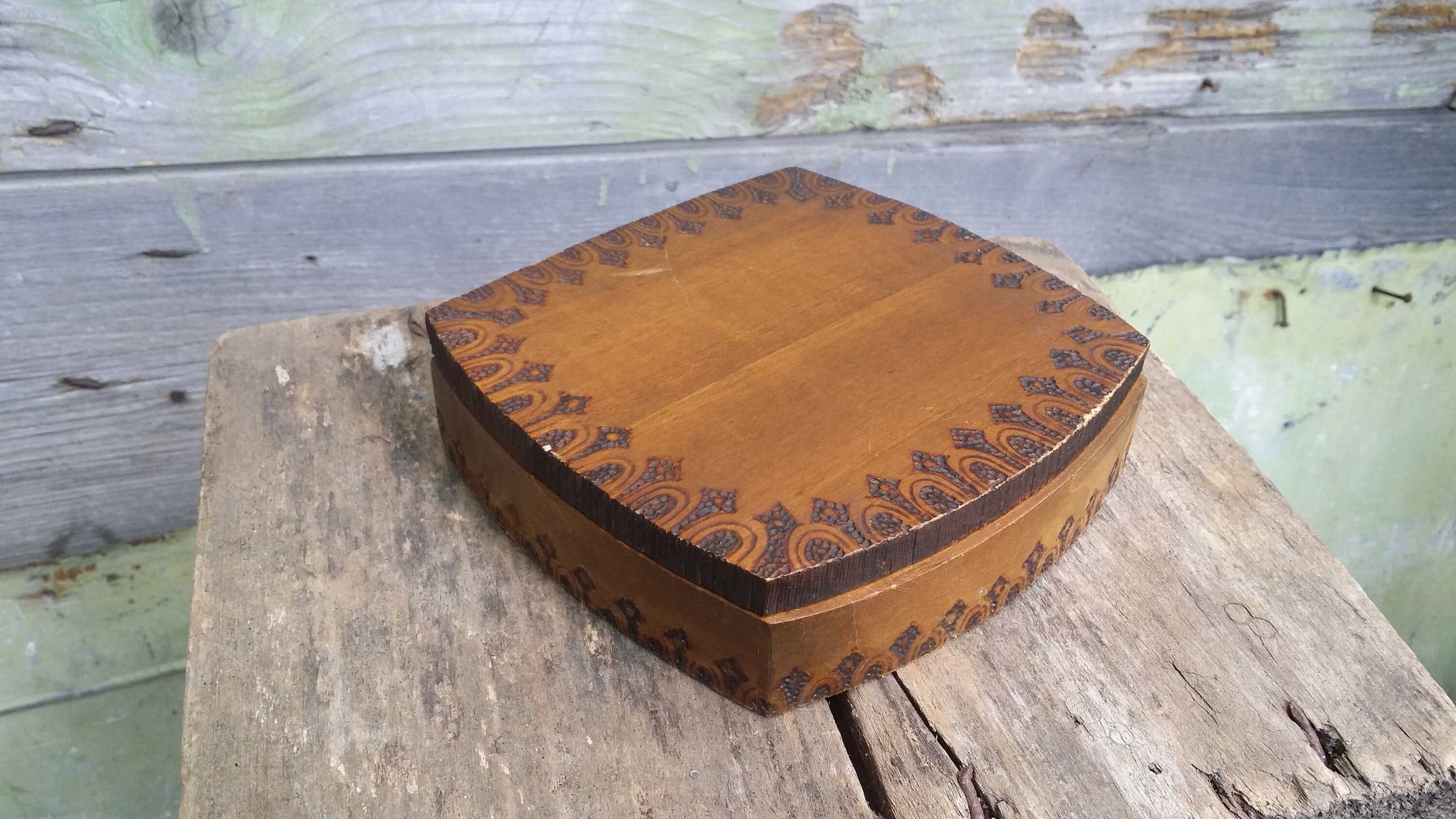 Wooden box Vintage wood box Wood box Decorative box Rustic | Etsy