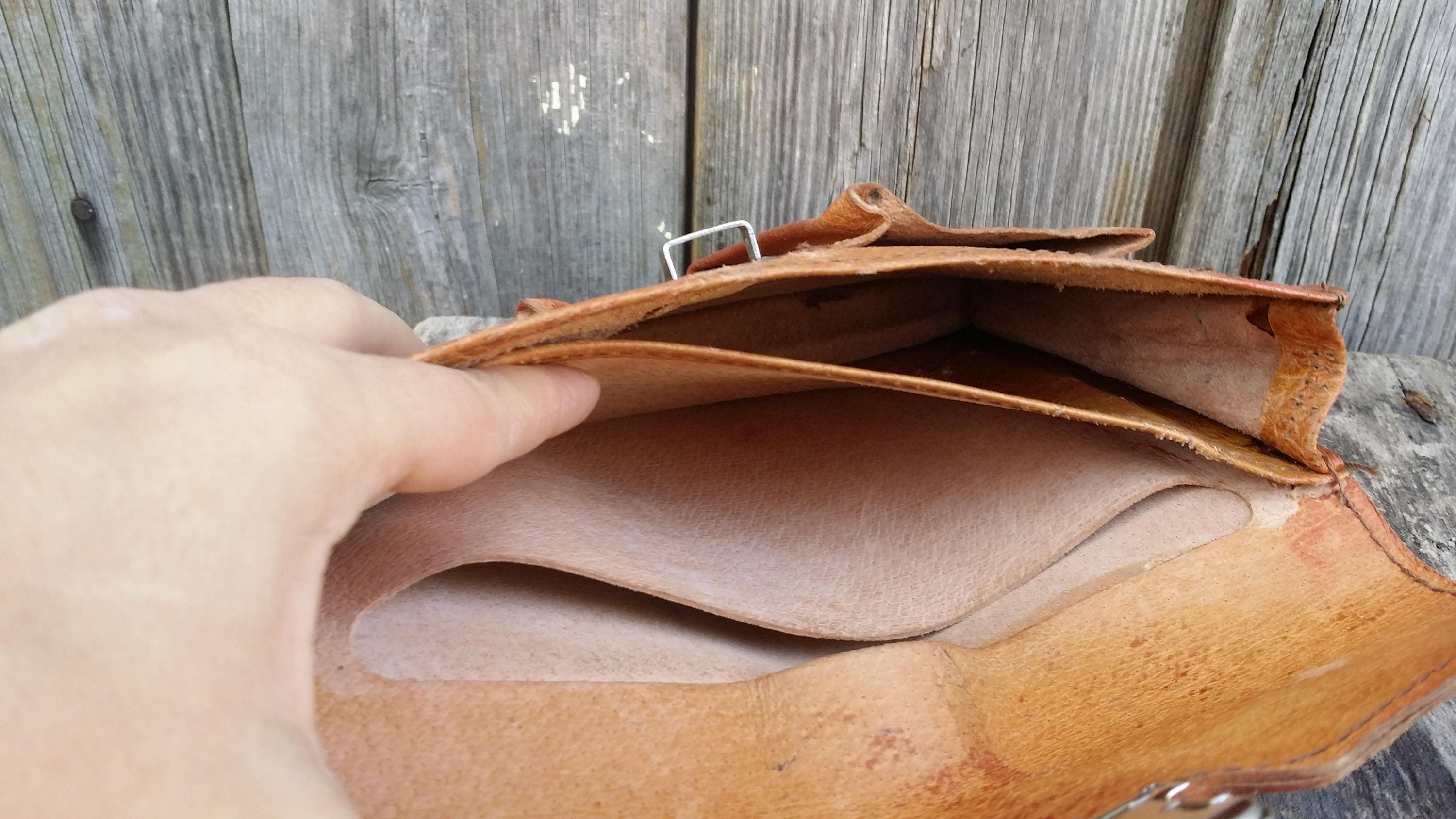 Vintage leather wallet Mens leather wallet Vintage wallet | Etsy