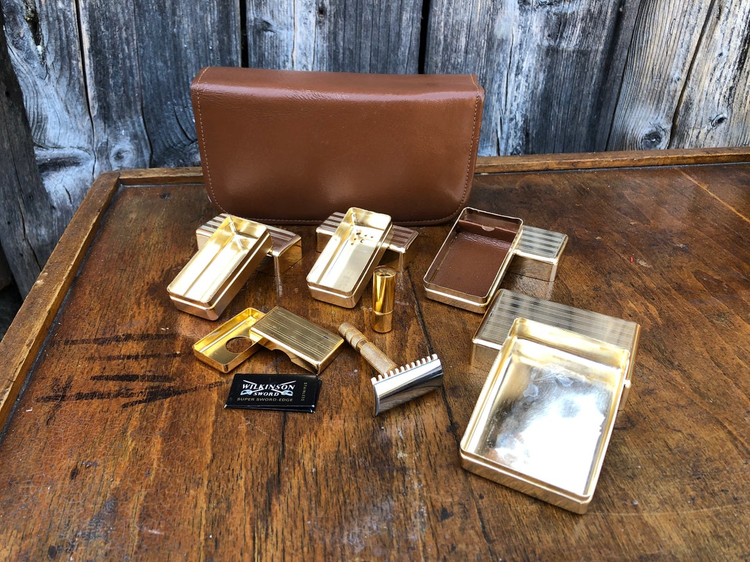 Vintage Shaving Kit Travel Shaving Kit Men's Grooming - Etsy