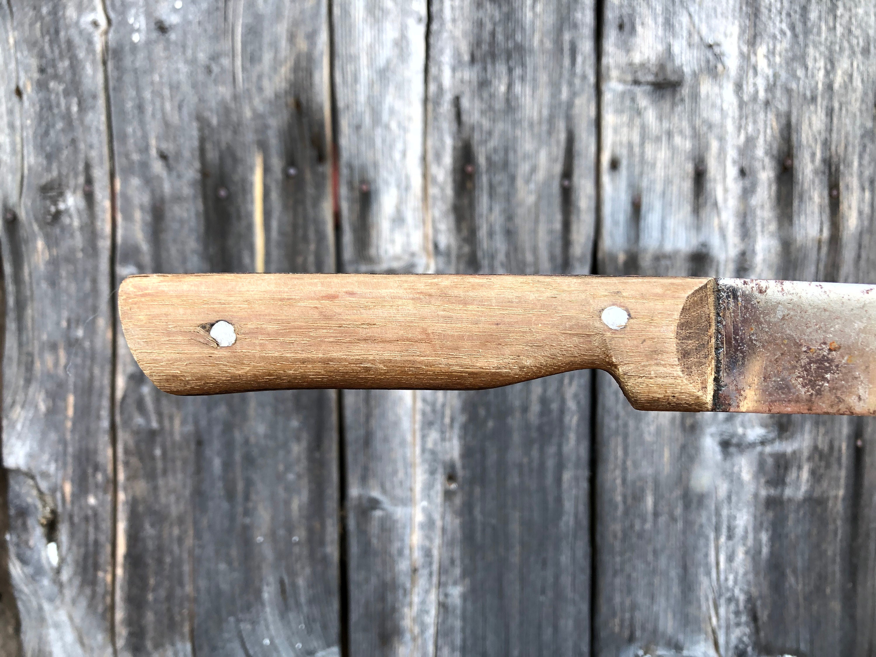 Vintage Knife Meat Knife Butcher's Knife Old Rusty - Etsy