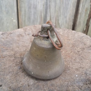 Vintage Bell, Rusty Bell, Small Bell, Primitive Bell, Jingle Bell ...