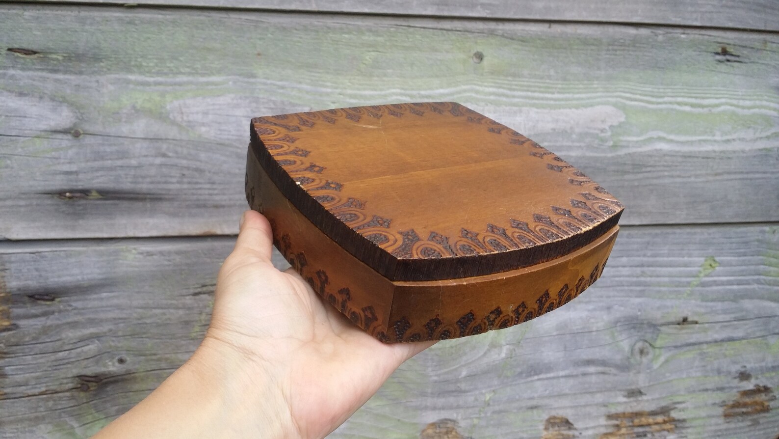 Wooden box Vintage wood box Wood box Decorative box Rustic | Etsy