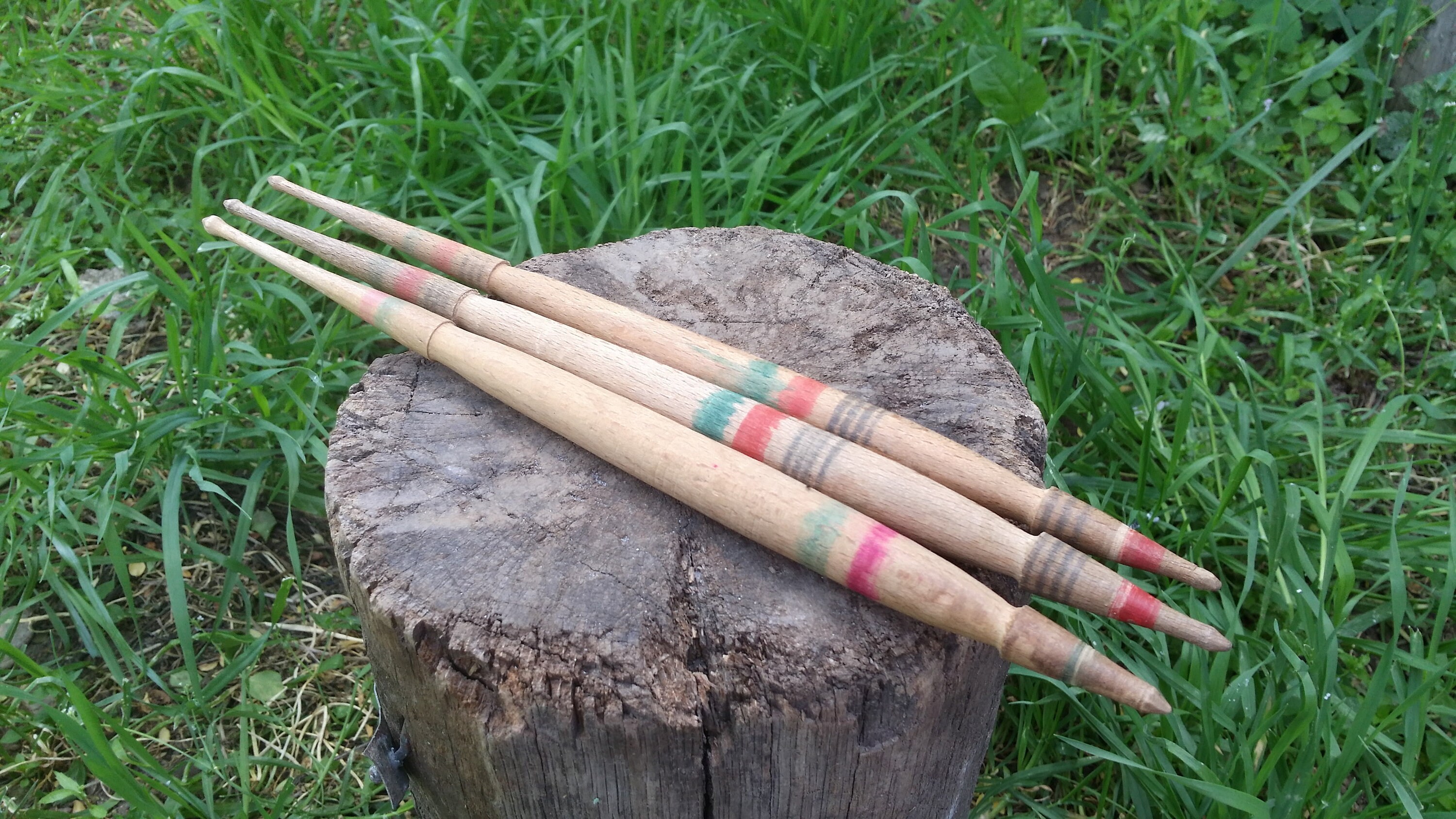 Vintage Spindles, Wooden Spindles, Set of 3 Spindles, Vintage Wood ...
