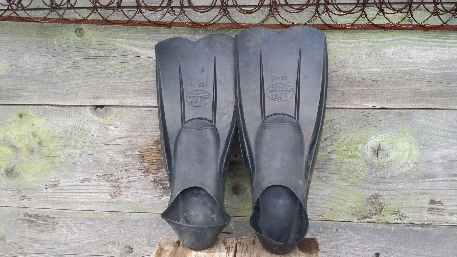 Vintage Flippers Vintage Swimming Fins Black Rubber Fins - Etsy