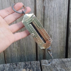 Vintage Hand Scale, Weight Beam, Kitchen Scale, Hand Scale, Small ...