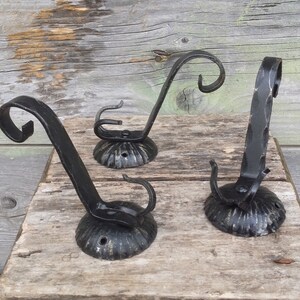 Vintage Wall Hooks, Set of 3 Wall Hooks, Metal Hangers, Coat Hooks ...