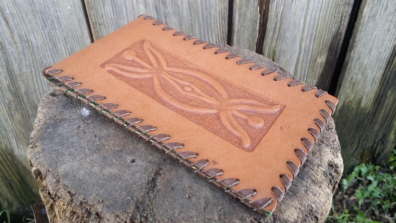 Vintage Leather Notebook Writing Pad Cover Leather - Etsy