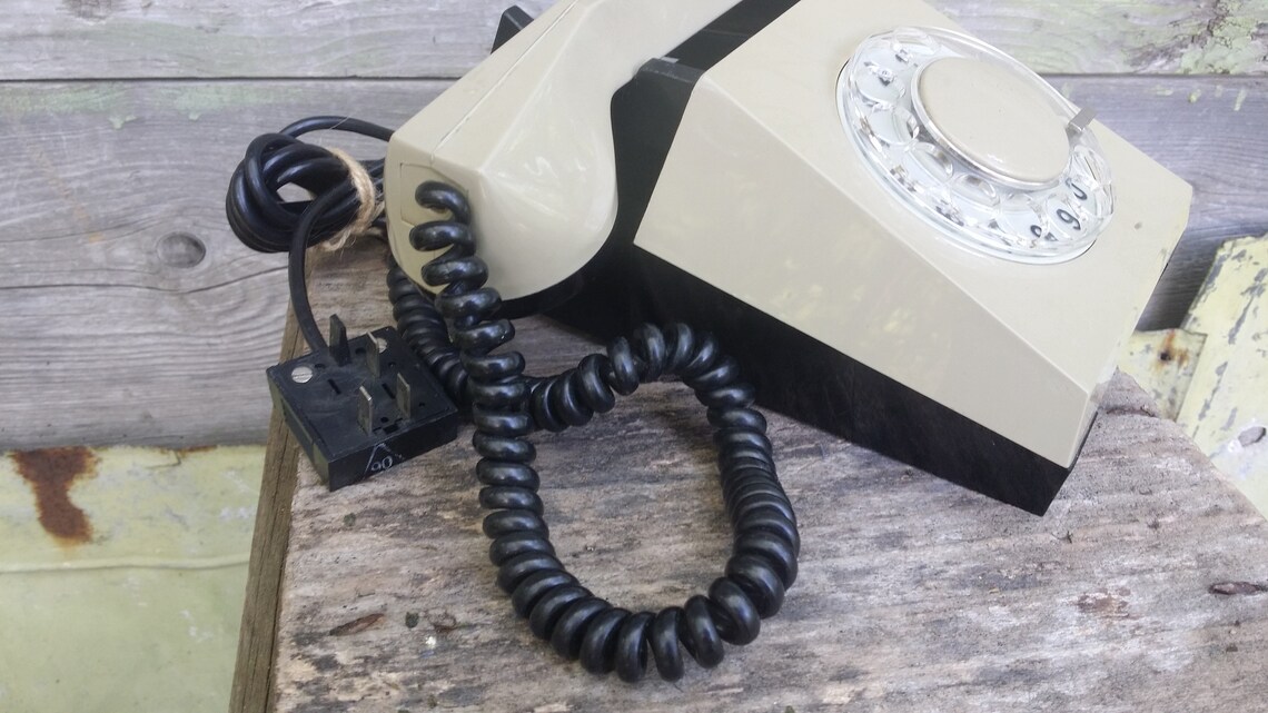 Vintage Tesla Rotary Phone Czechoslovakia Rotary Telephone - Etsy