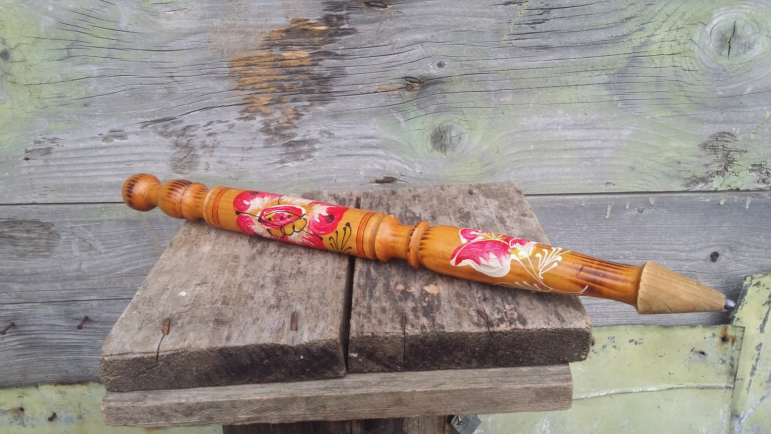 Vintage Big Pencil Wooden Pencil Large Pencil Hand Painted - Etsy