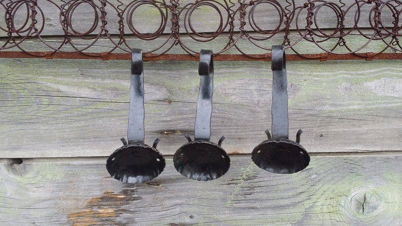 Vintage Wall Hooks Set of 3 Wall Hooks Metal Hangers Coat | Etsy