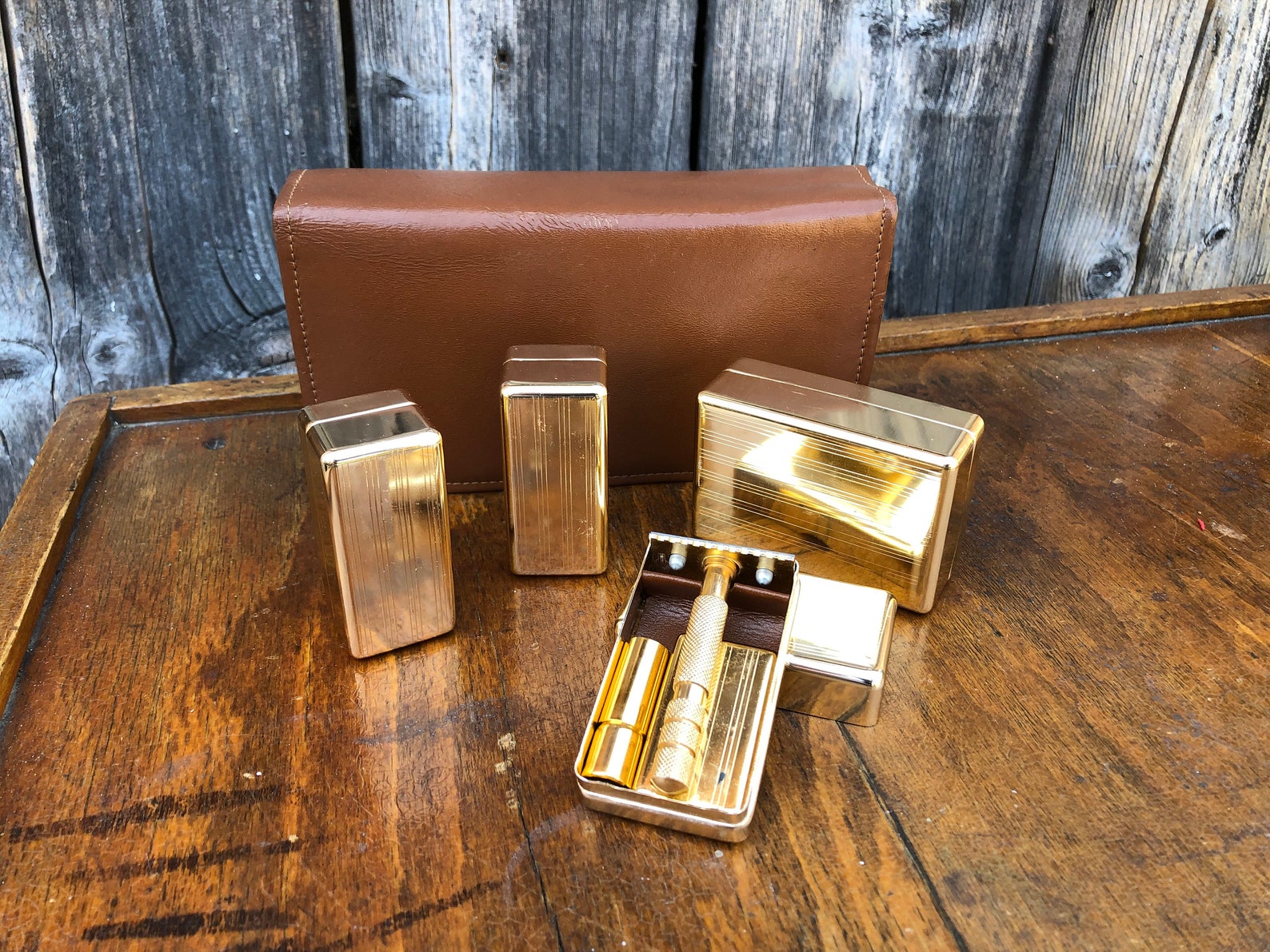 Vintage Shaving Kit Travel Shaving Kit Men's Grooming - Etsy