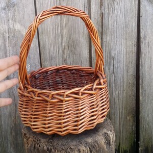 Vintage Wicker Basket for Decoration, Storage Basket, Cottage Decor ...