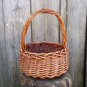 Vintage Wicker Basket for Decoration, Storage Basket, Cottage Decor ...