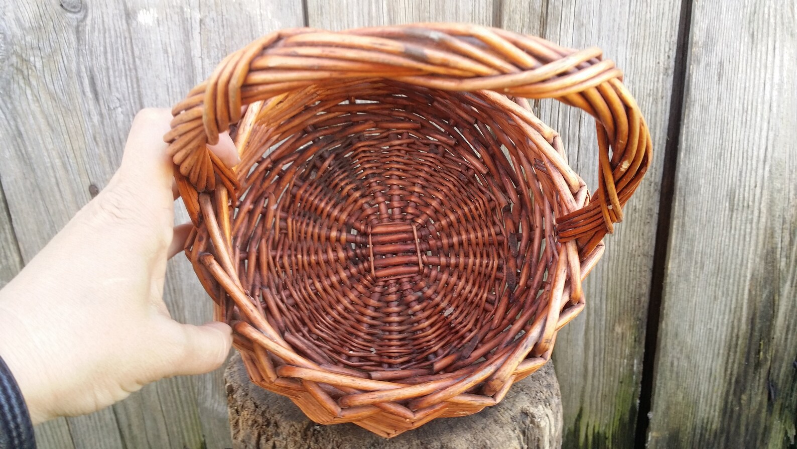 Vintage Wicker Basket for Decoration Storage Basket Cottage - Etsy