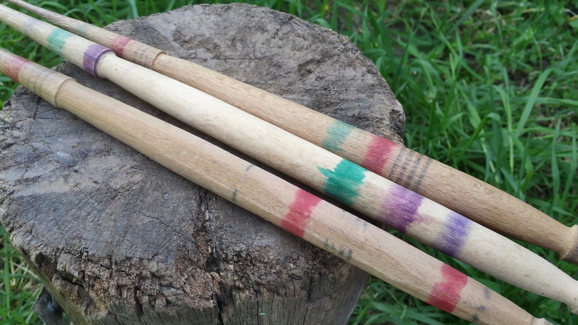 Vintage Spindles Wooden Spindles Set of 3 Spindles Vintage | Etsy