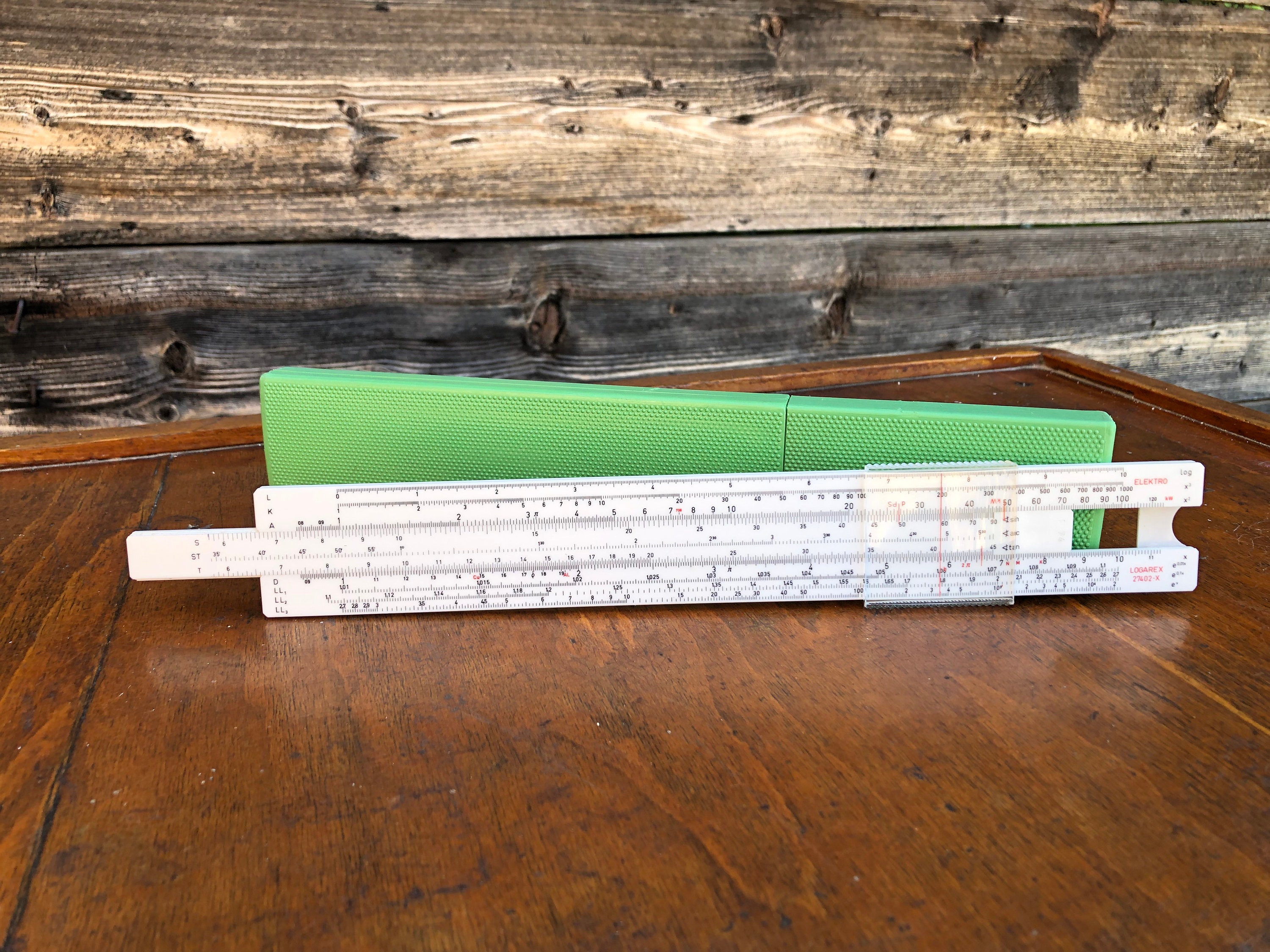 Vintage Logarithmic Ruler Slide Ruler Engineering Tools - Etsy