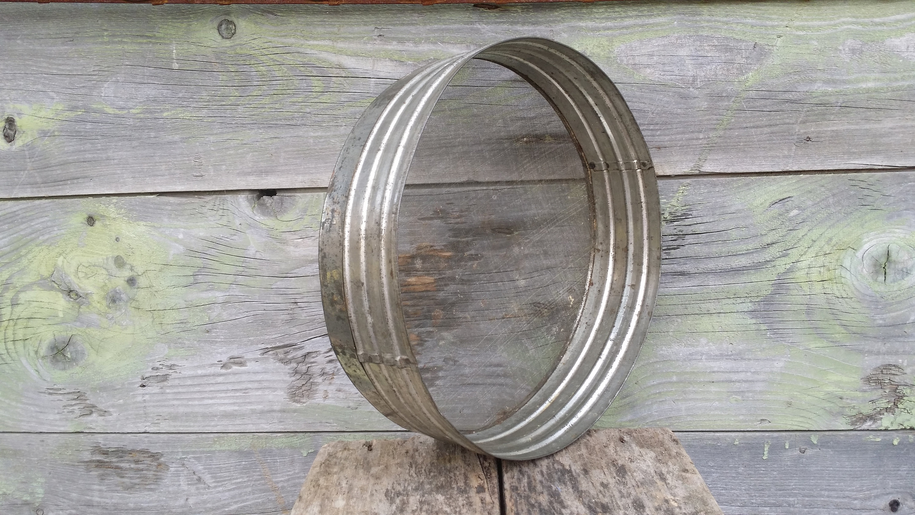 Vintage Sieve, Flour Sieve, Metal Sieve, Rusty Sieve, Old Sieve, Metal ...