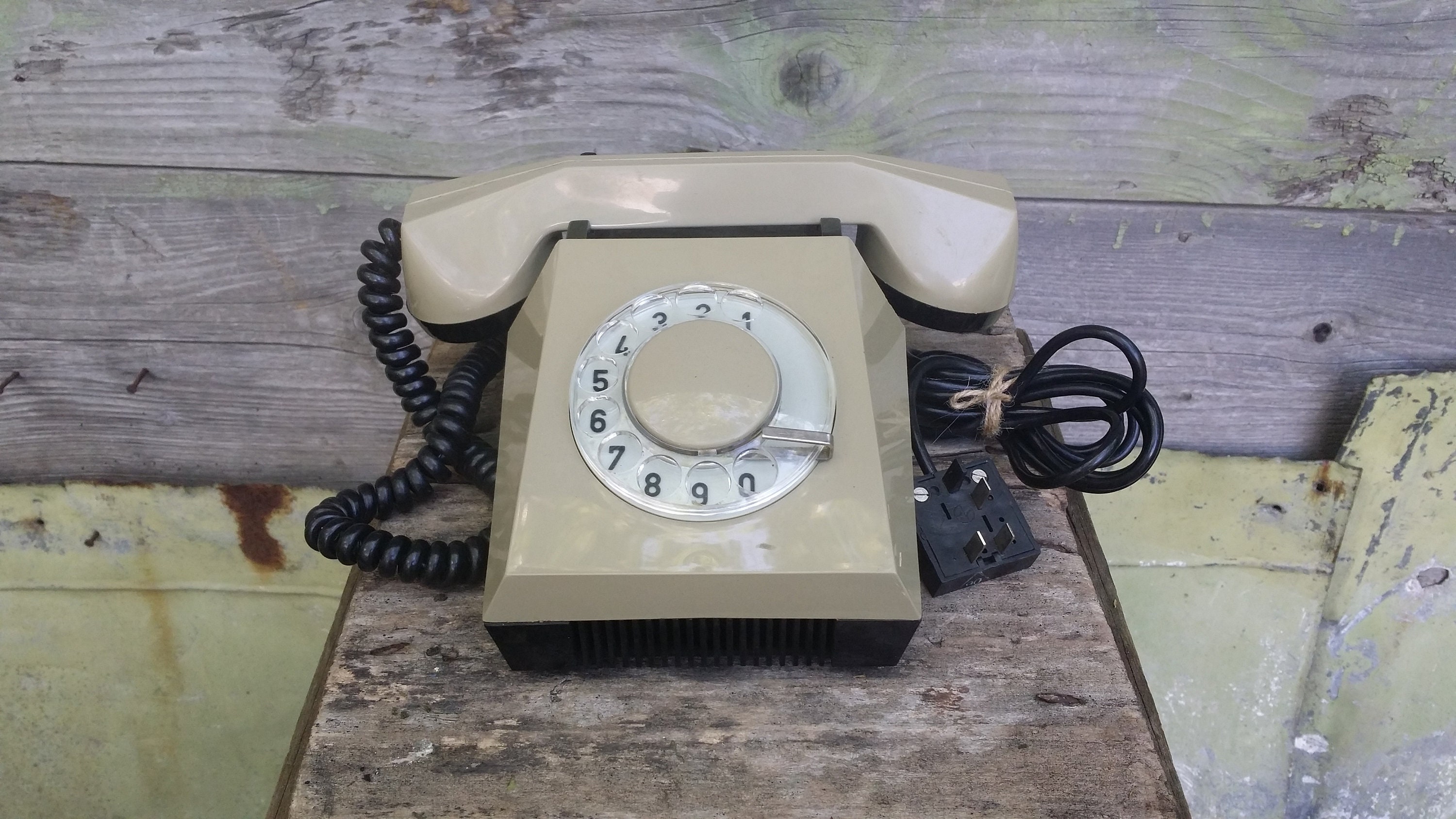 Vintage Tesla Rotary Phone Czechoslovakia Rotary Telephone - Etsy