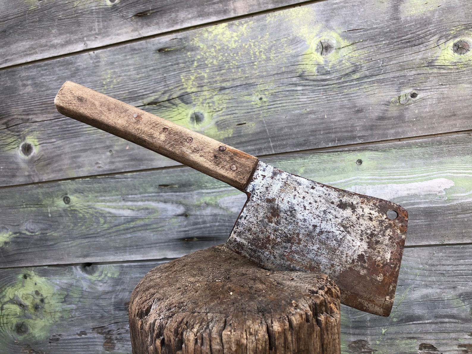 Vintage Cleaver, Meat Cleaver, Butcher's Knife, Old Rusty Cleaver ...