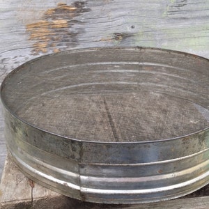 Vintage Sieve, Flour Sieve, Metal Sieve, Rusty Sieve, Old Sieve, Metal ...
