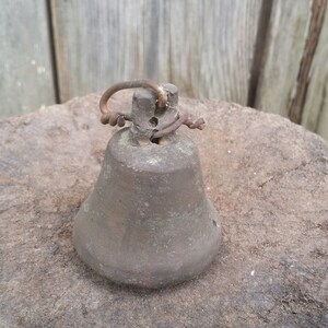 Vintage Bell, Rusty Bell, Small Bell, Primitive Bell, Jingle Bell ...